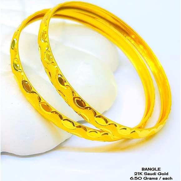Jewelry | Real 21k Saudi Gold Bangle | Poshmark